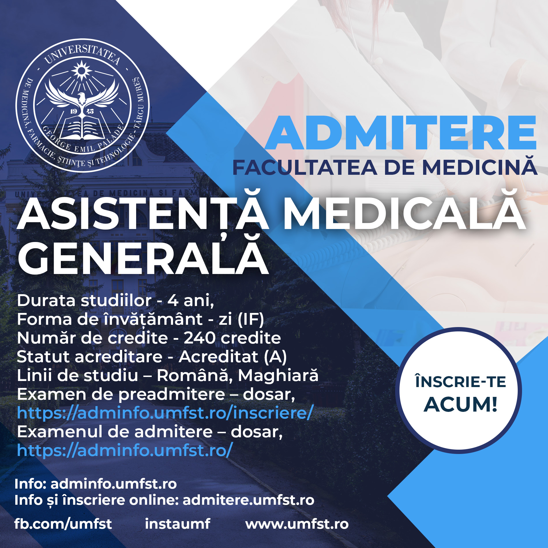 MEDICINĂ – Admitere@UMFST