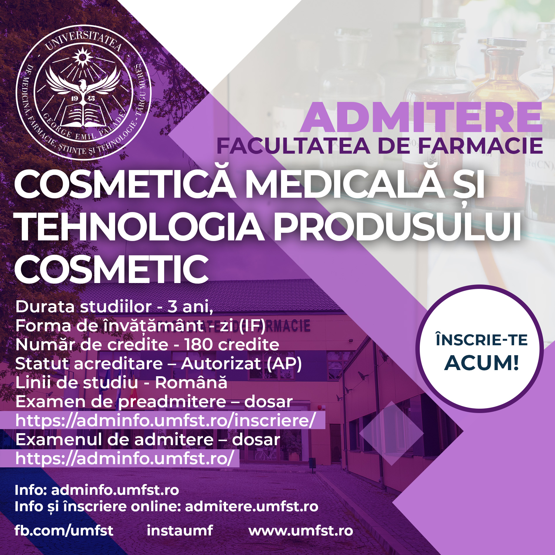 FARMACIE – Admitere@UMFST