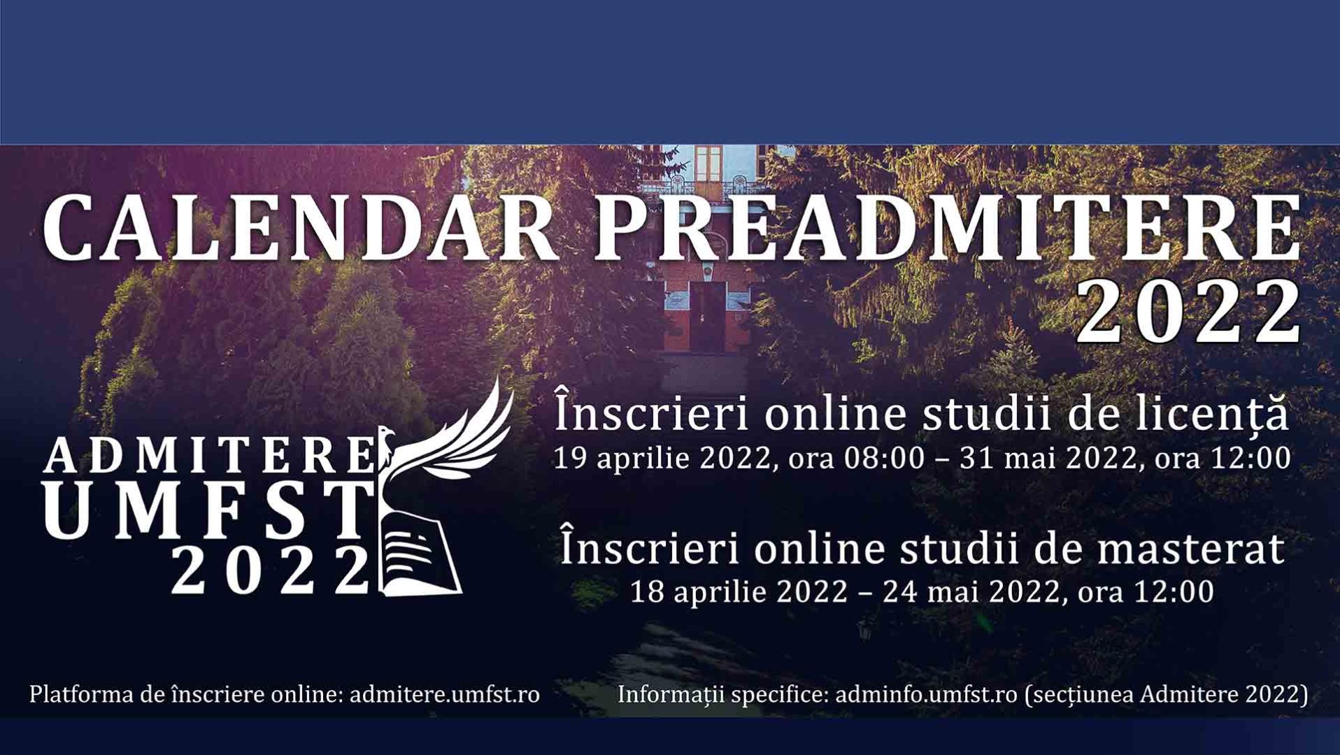 Admitere@UMFST – tot ce trebuie să știi despre admiterea la UMFST