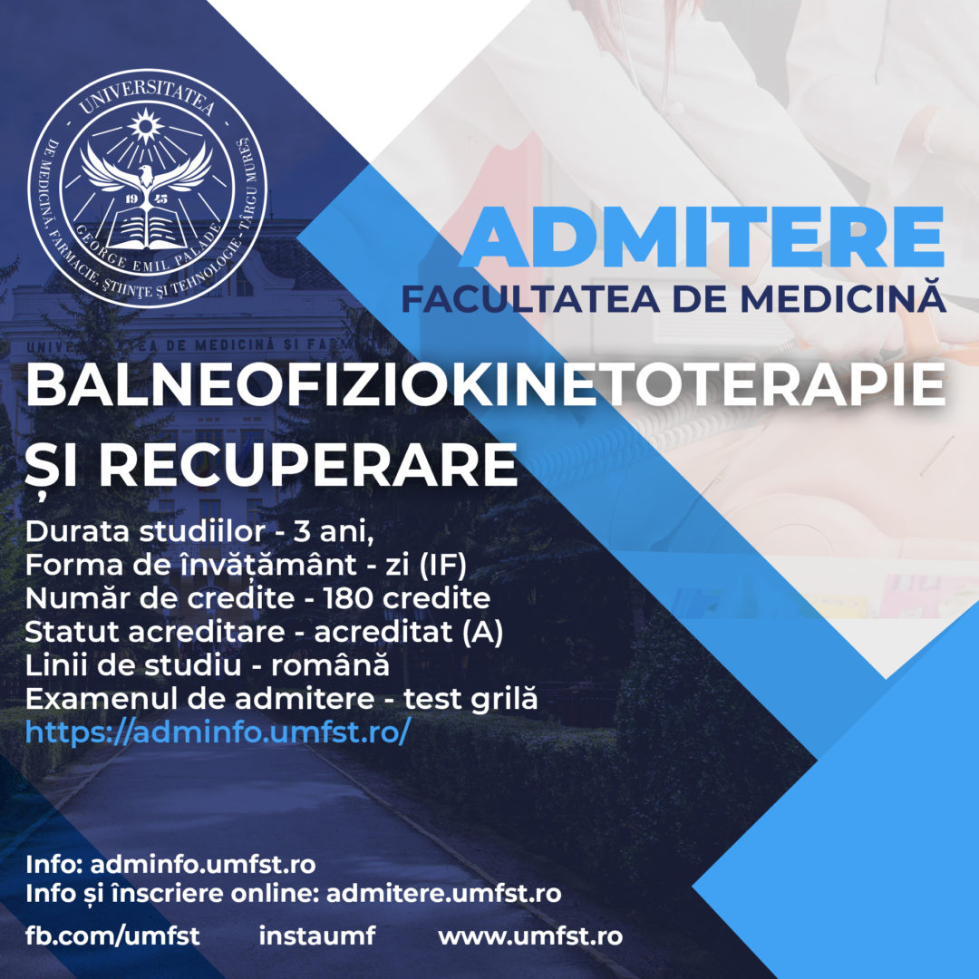 MEDICINĂ – Admitere@UMFST