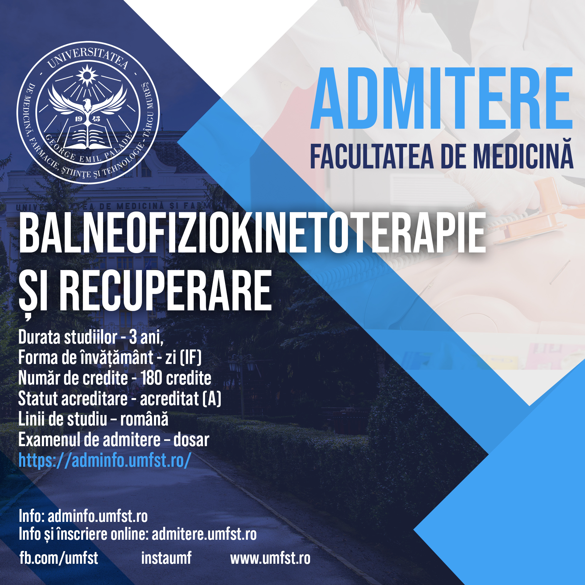 MEDICINĂ – Admitere@UMFST